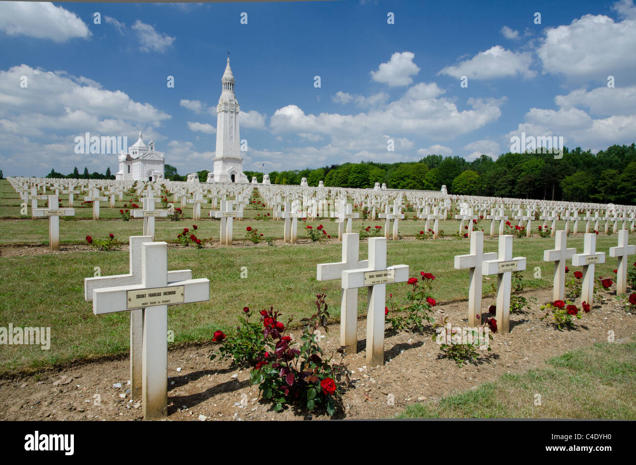 Notre Dame de Lorette French national war memorial and cemetery Stock ...