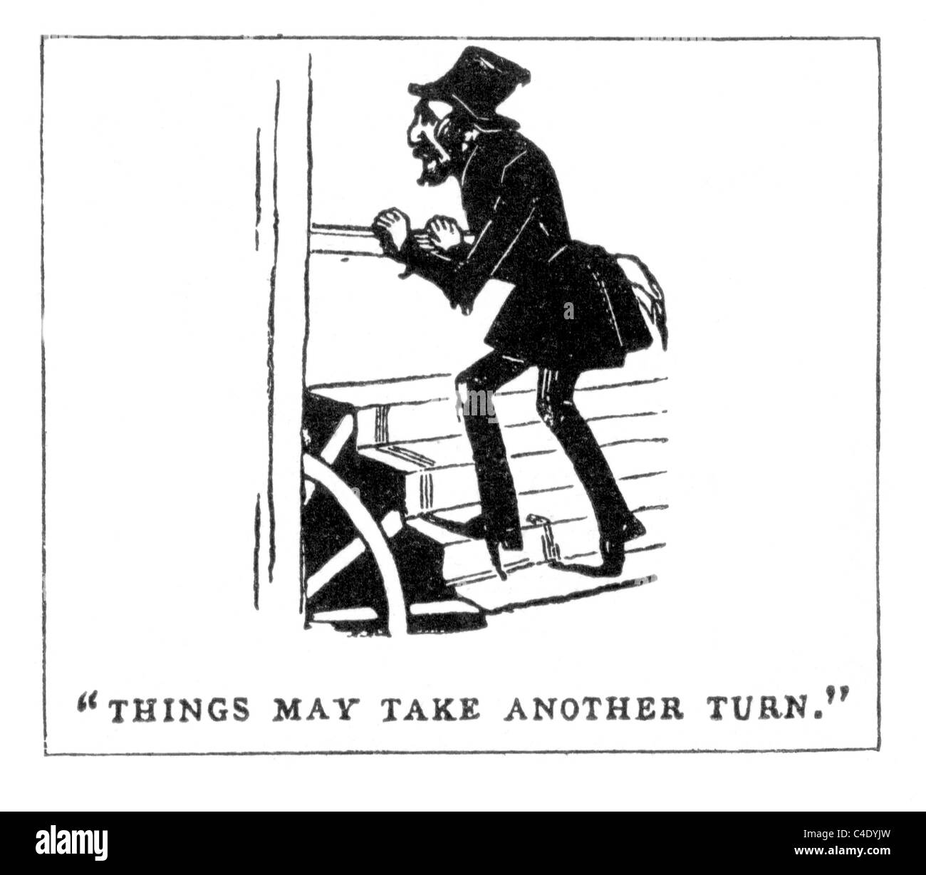 The very first illustration published in 1841 in "Punch" Magazine by ...