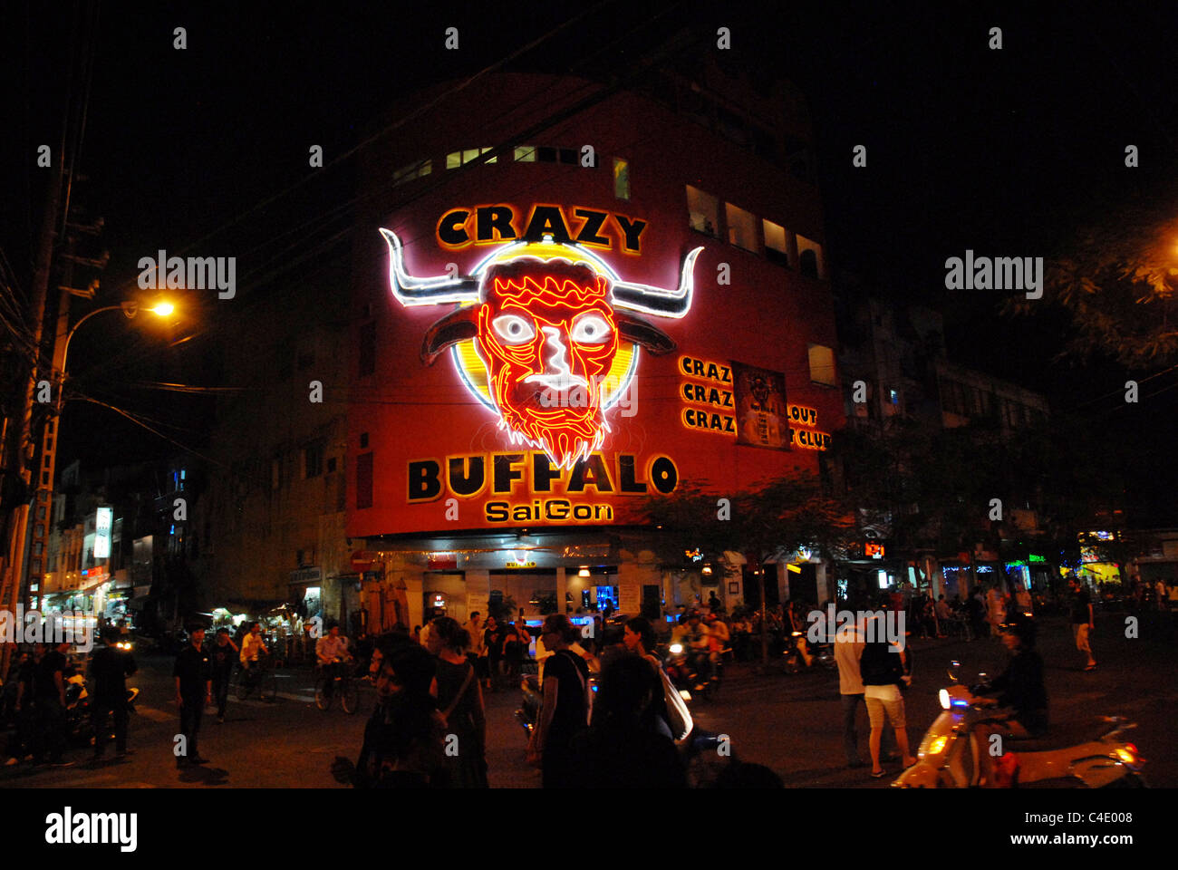 Crazy Buffalo Bar, Ho Chi Min, Vietnam Stock Photo - Alamy