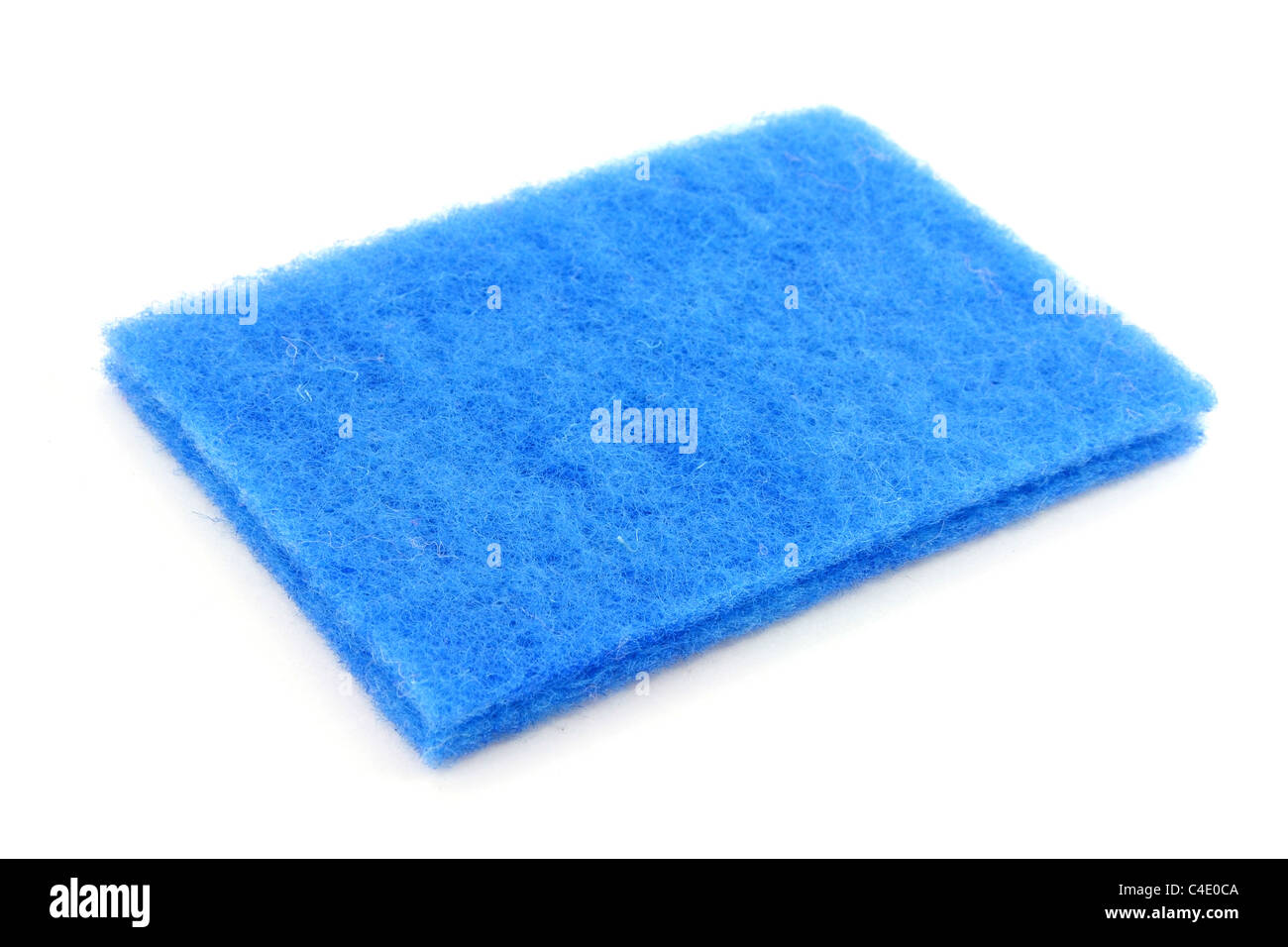 blue scrubber with white background Stock Photo - Alamy