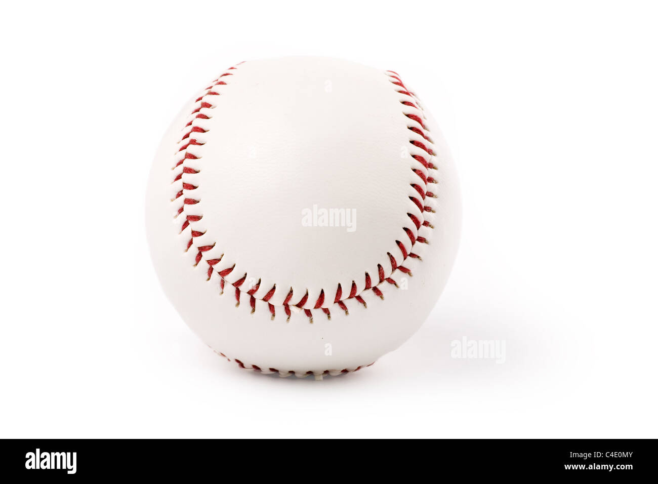 Baseball close up shot, with white background Stock Photo - Alamy