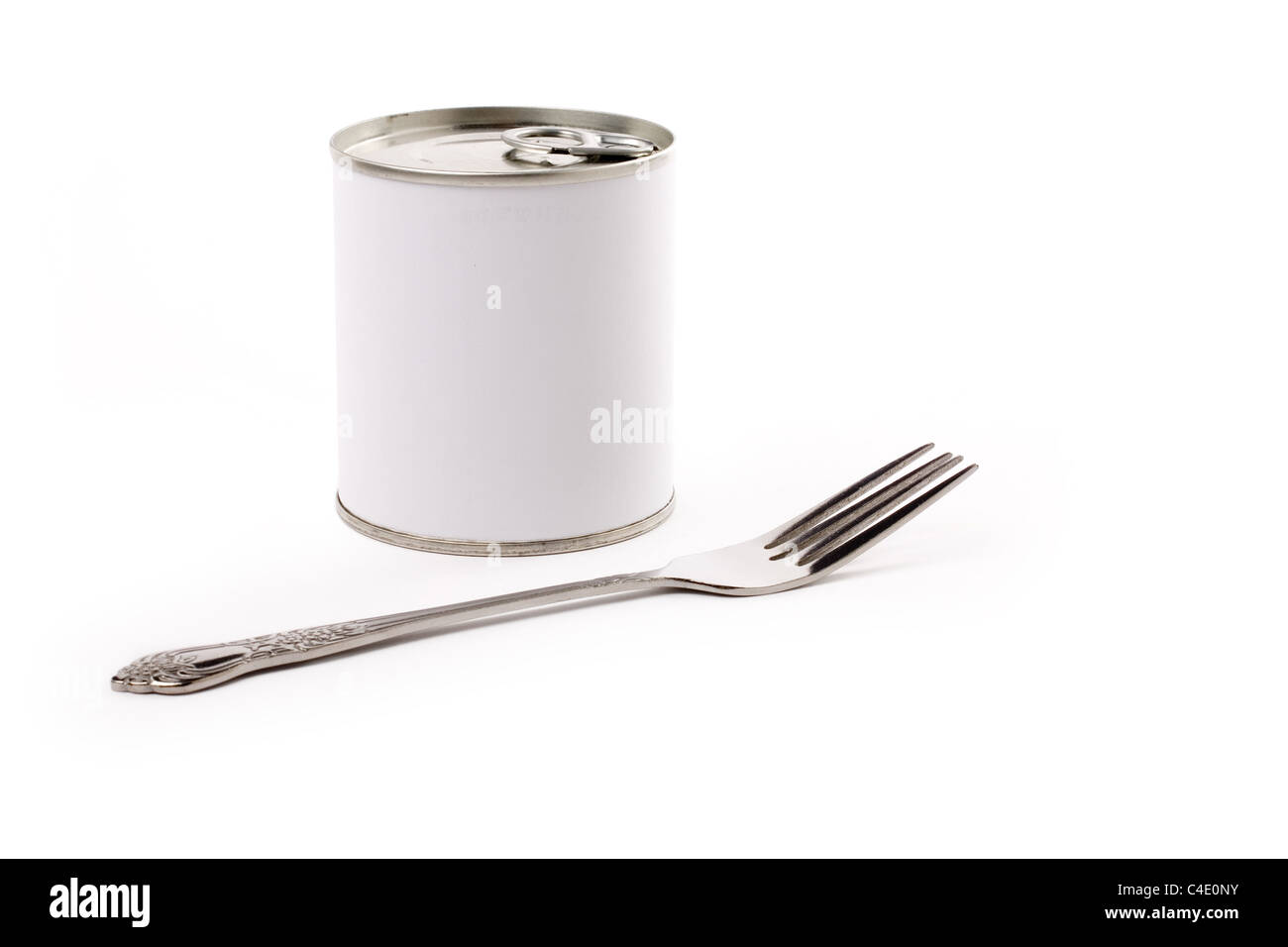 Canned Food with white background Stock Photo - Alamy