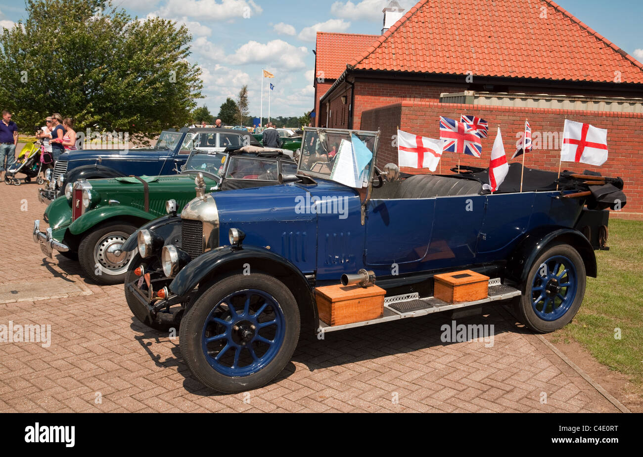 Bullnose Morris classic car on display, Suffolk UK Stock Photo - Alamy