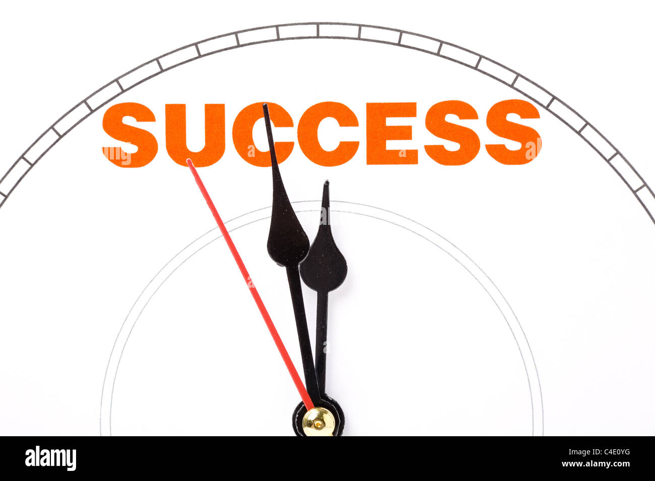 clock face, concept of success Stock Photo - Alamy