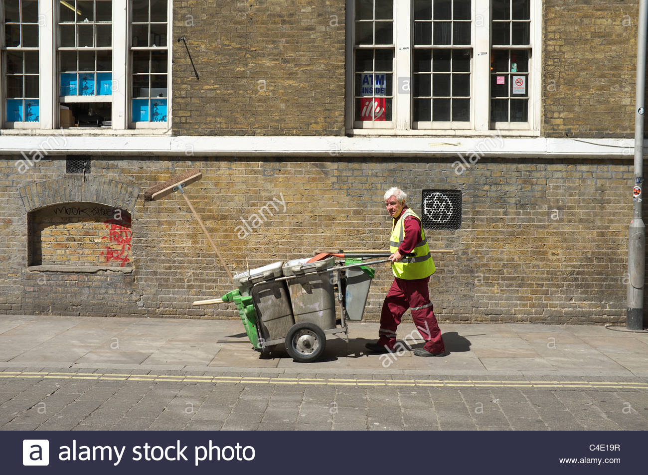 Bin Man Trolley High Resolution Stock Photography and Images - Alamy