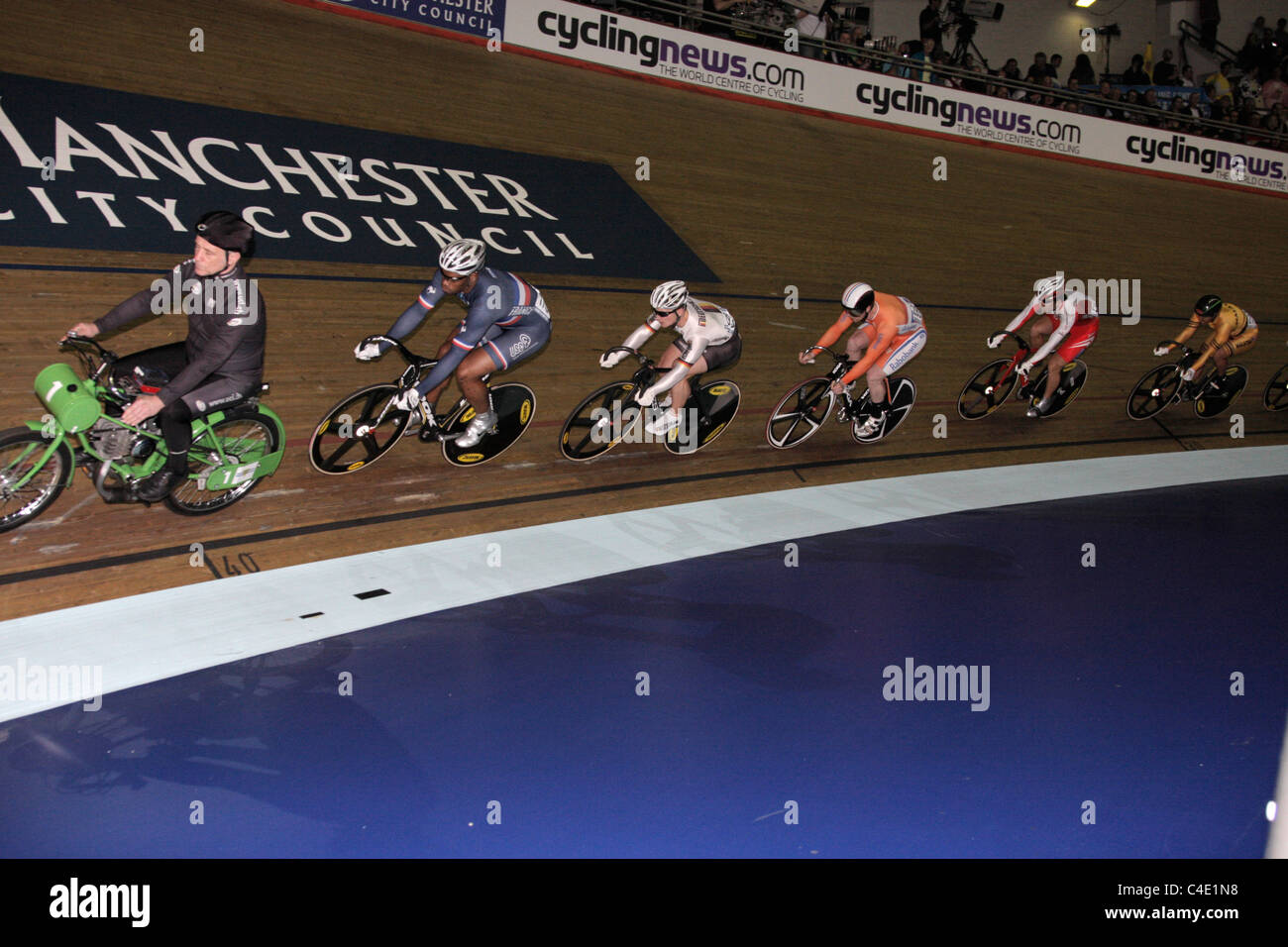 UCI Track Cycling World Cup Competition Manchester Velodrome Feb 2011 ...