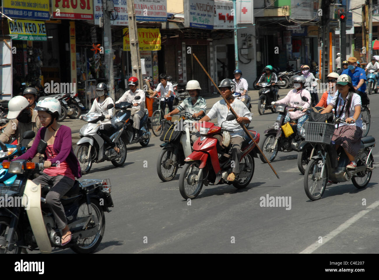 Traffic, Saigon, Vietnam Stock Photo - Alamy