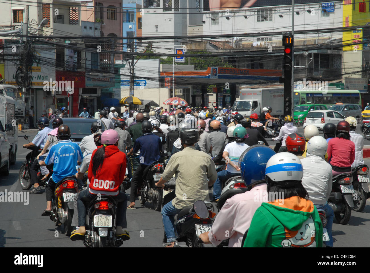 Traffic, Saigon, Vietnam Stock Photo - Alamy
