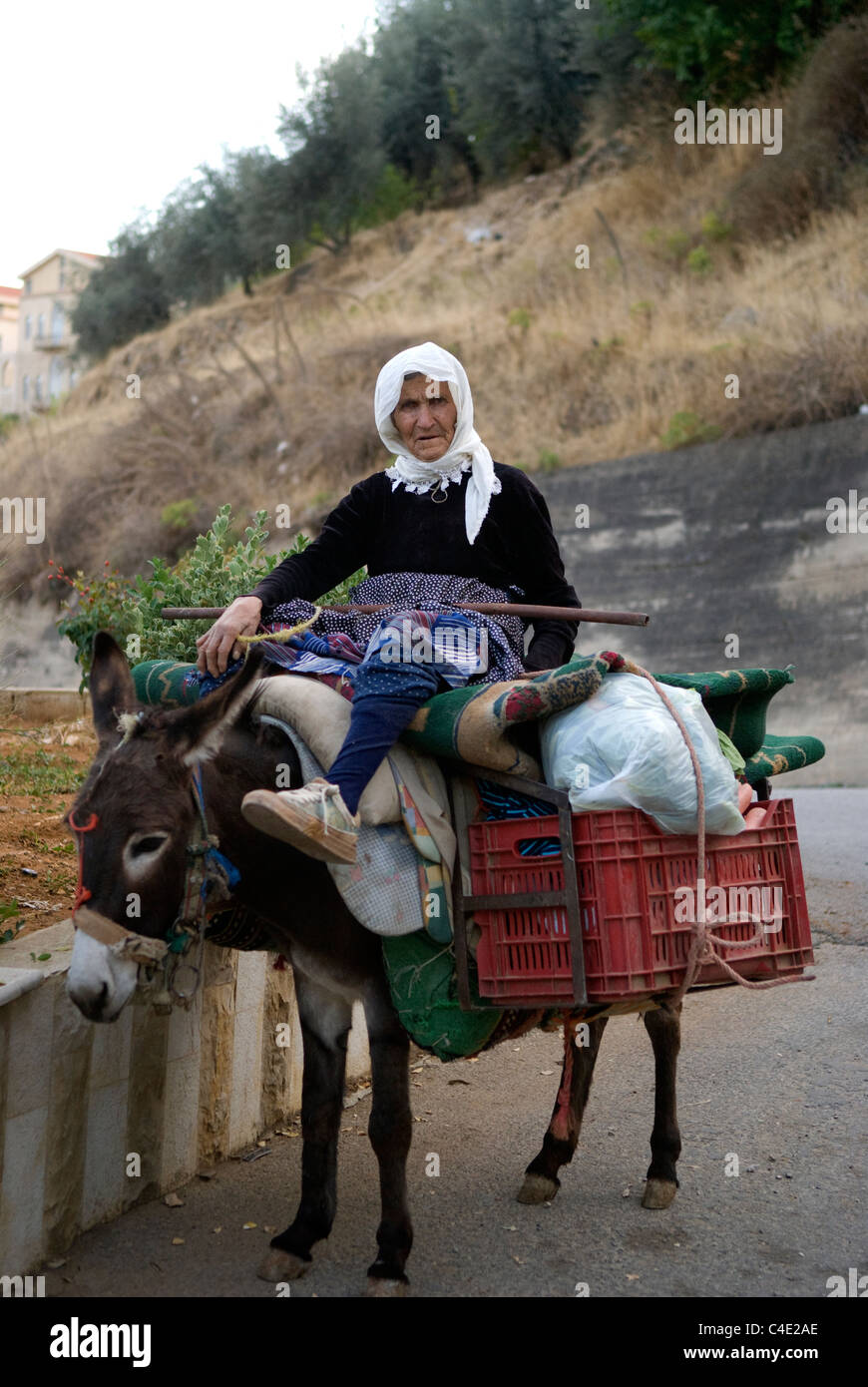 Donkey ride woman hi-res stock photography and images - Alamy