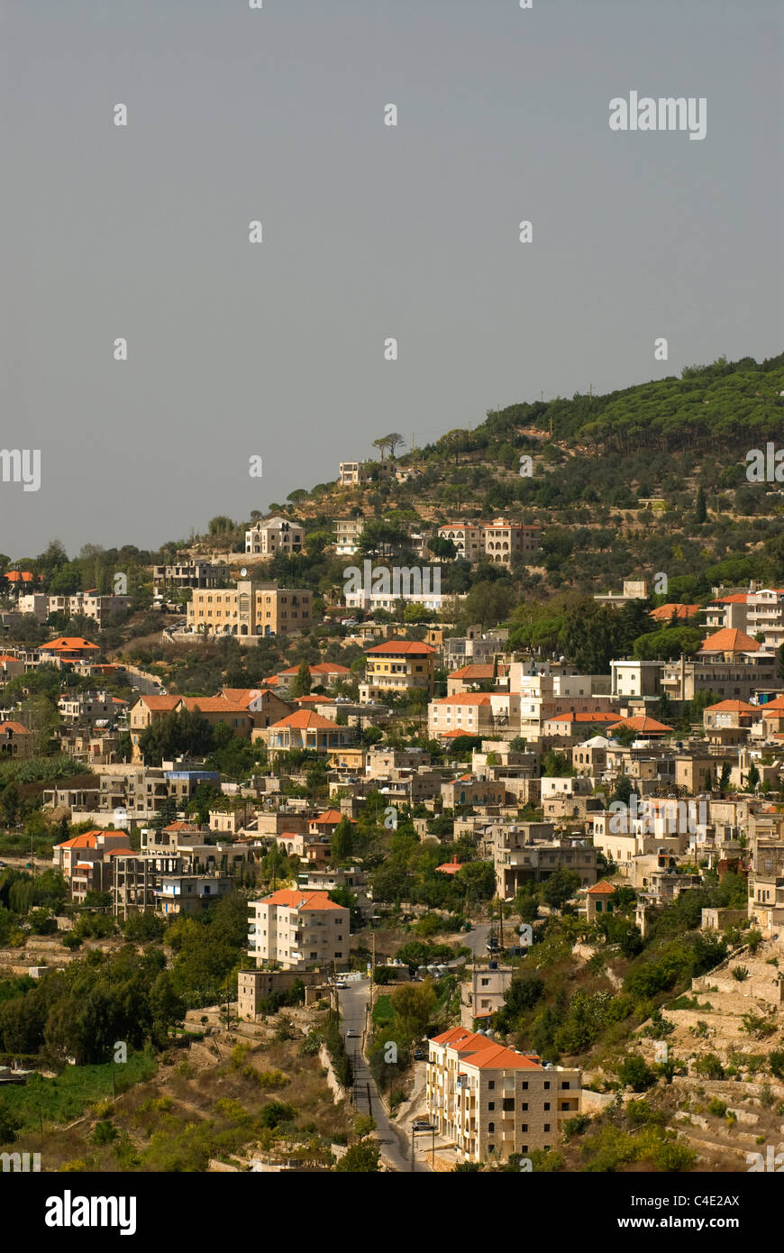 View of the Chouf Mountains, Lebanon Stock Photo - Alamy