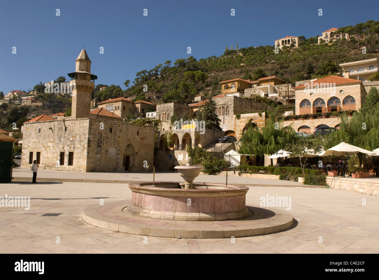 Town of Deir al-Qamar, Chouf Mountains, Lebanon Stock Photo - Alamy