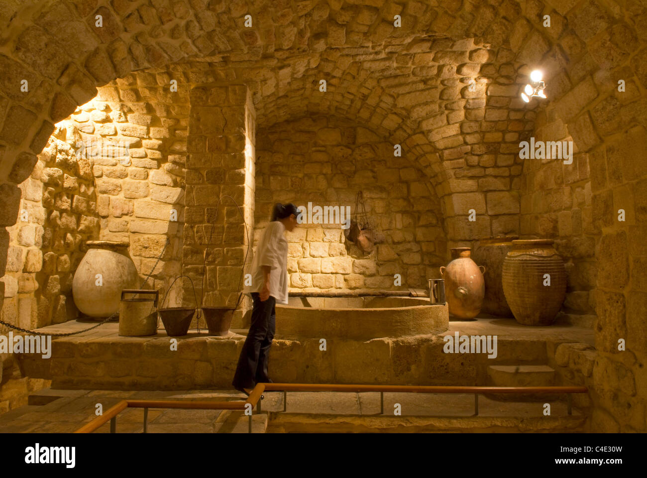 View of the Saponification process in the Soap Museum, Sidon, southern ...