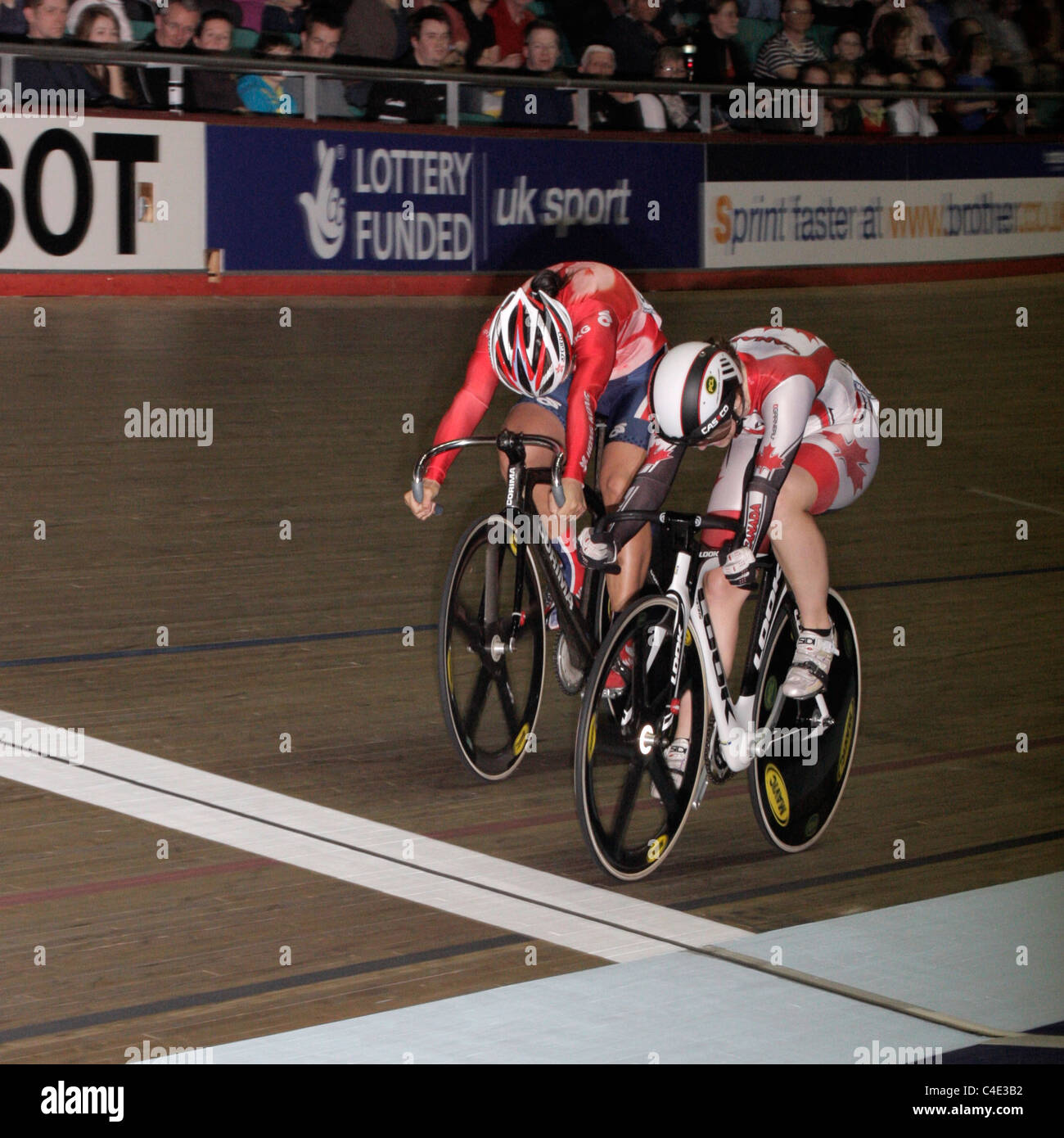 UCI Track Cycling World Cup Competition Manchester Velodrome Feb 2011 ...