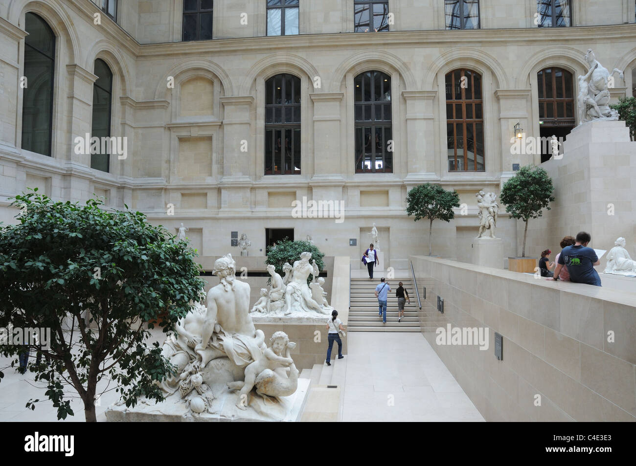 Louvre museum french sculptures hi-res stock photography and images - Alamy