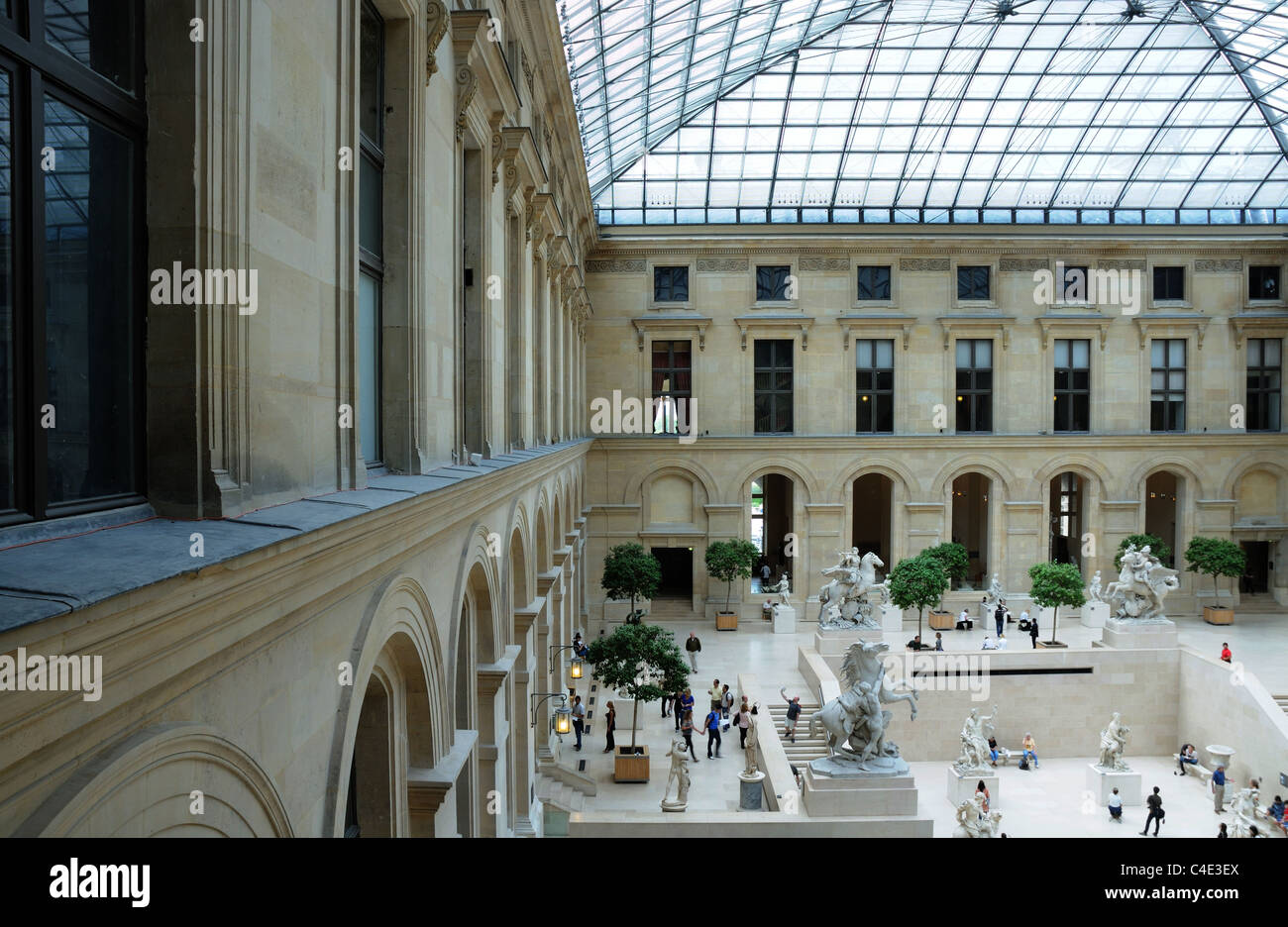Cour Puget in the Louvre Museum in Paris Stock Photo - Alamy
