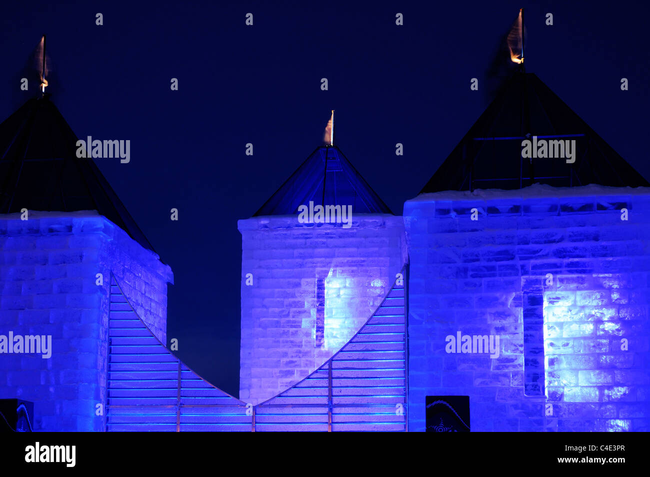 The Ice Castle in Quebec City, Canada Stock Photo - Alamy