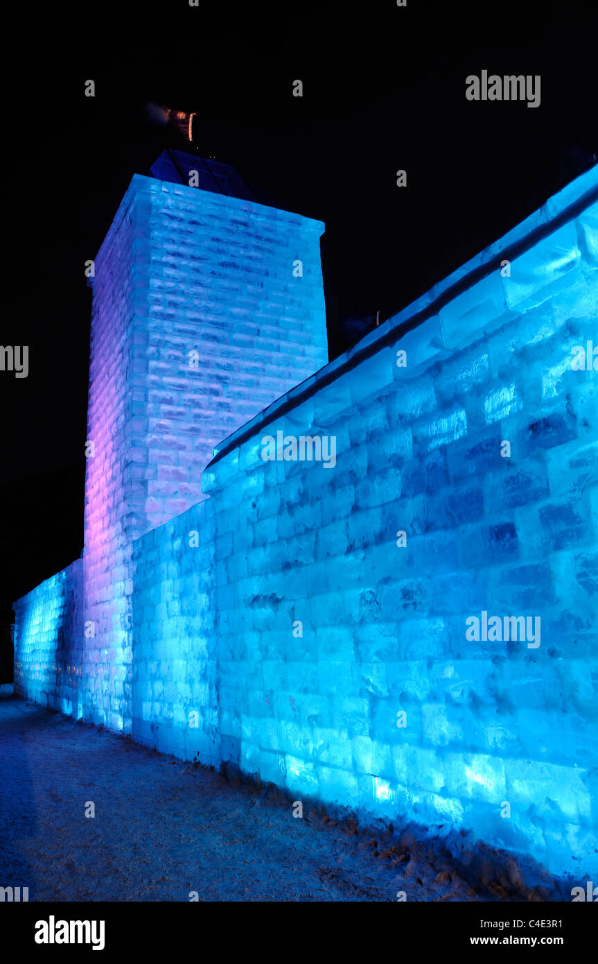 The Ice Castle in Quebec City, Canada Stock Photo - Alamy