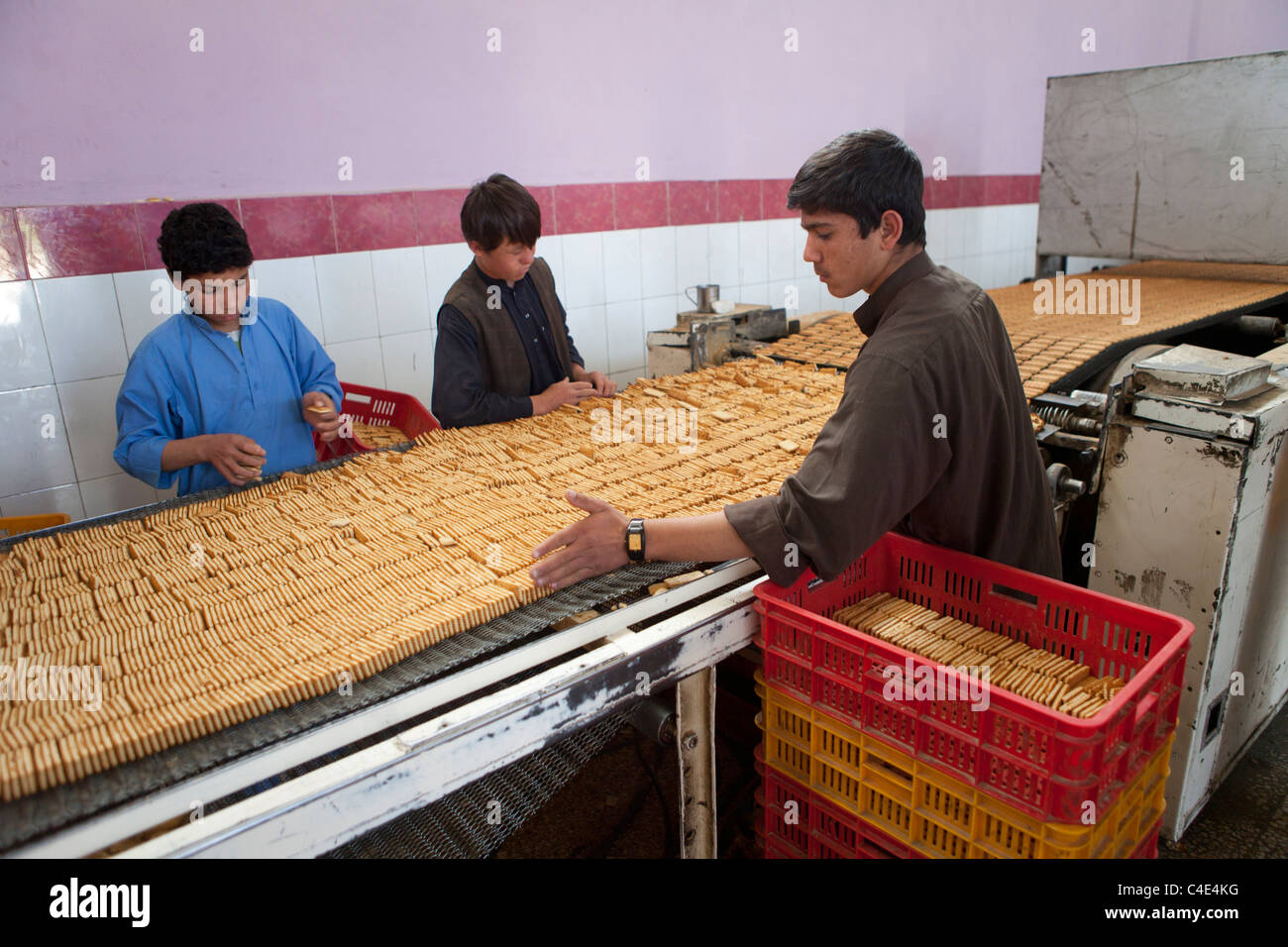 biscuit factory in herat, Afghanistan Stock Photo - Alamy