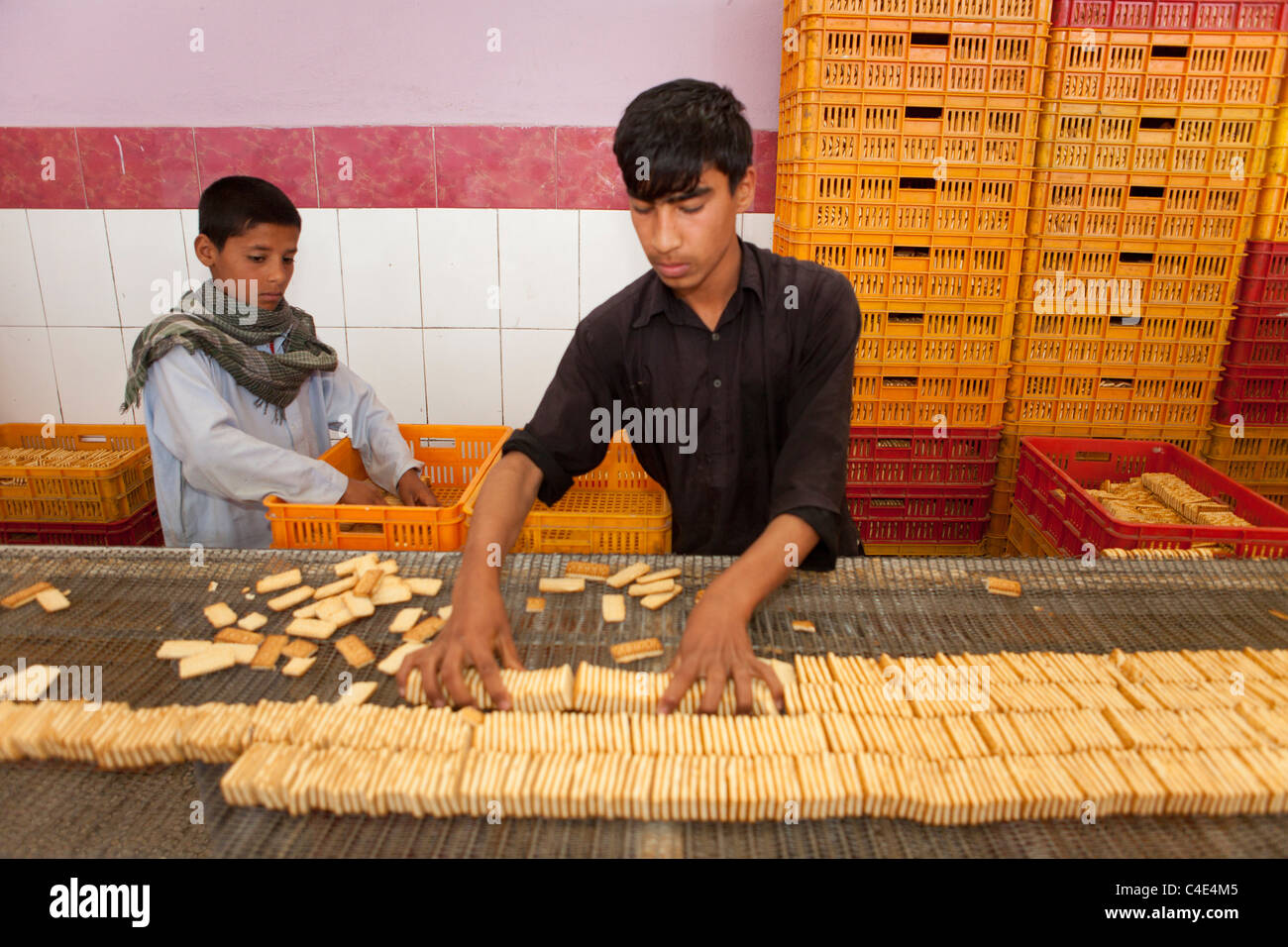 biscuit factory in herat, Afghanistan Stock Photo - Alamy