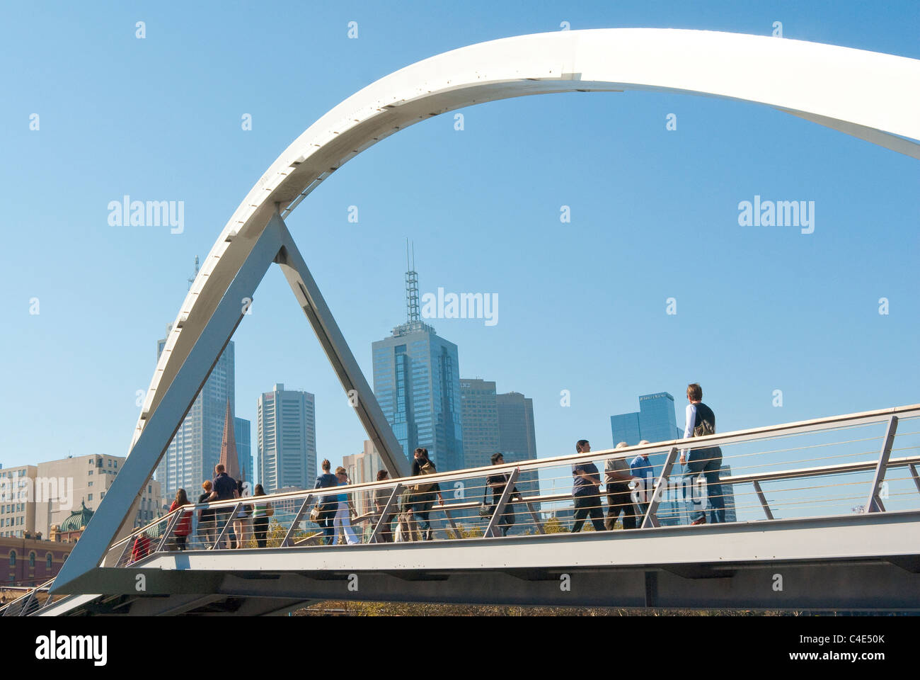 Southbank footbridge hi-res stock photography and images - Alamy