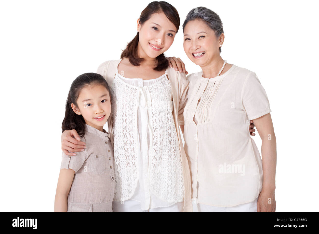 Three Generation of Women Stock Photo - Alamy
