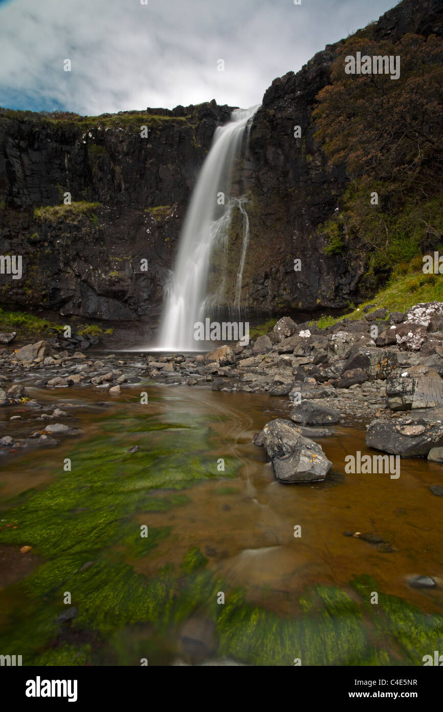 Eas Fors waterfall on the Isle of Mull Stock Photo - Alamy