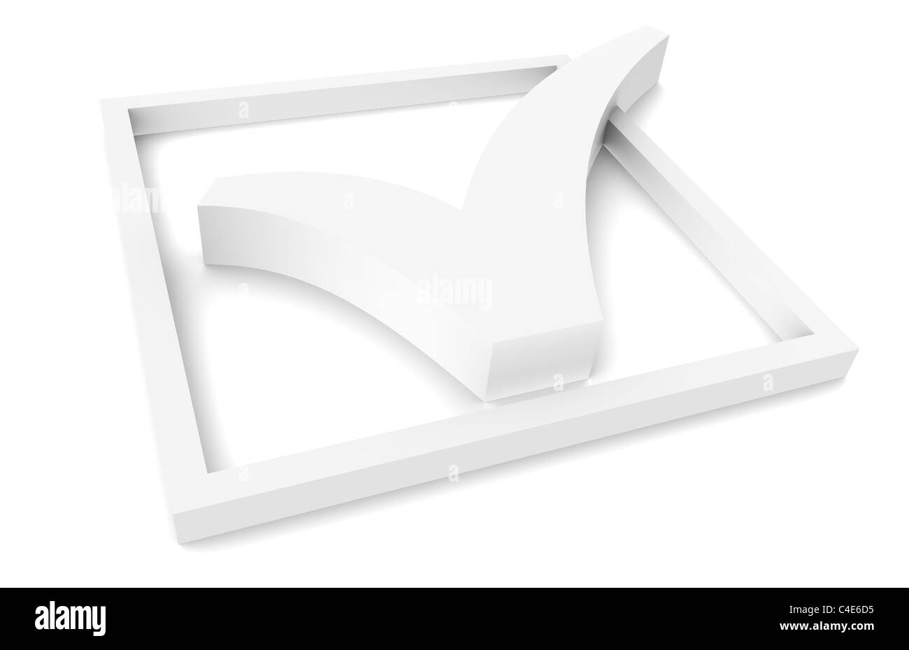 Agreement check Cut Out Stock Images & Pictures - Alamy