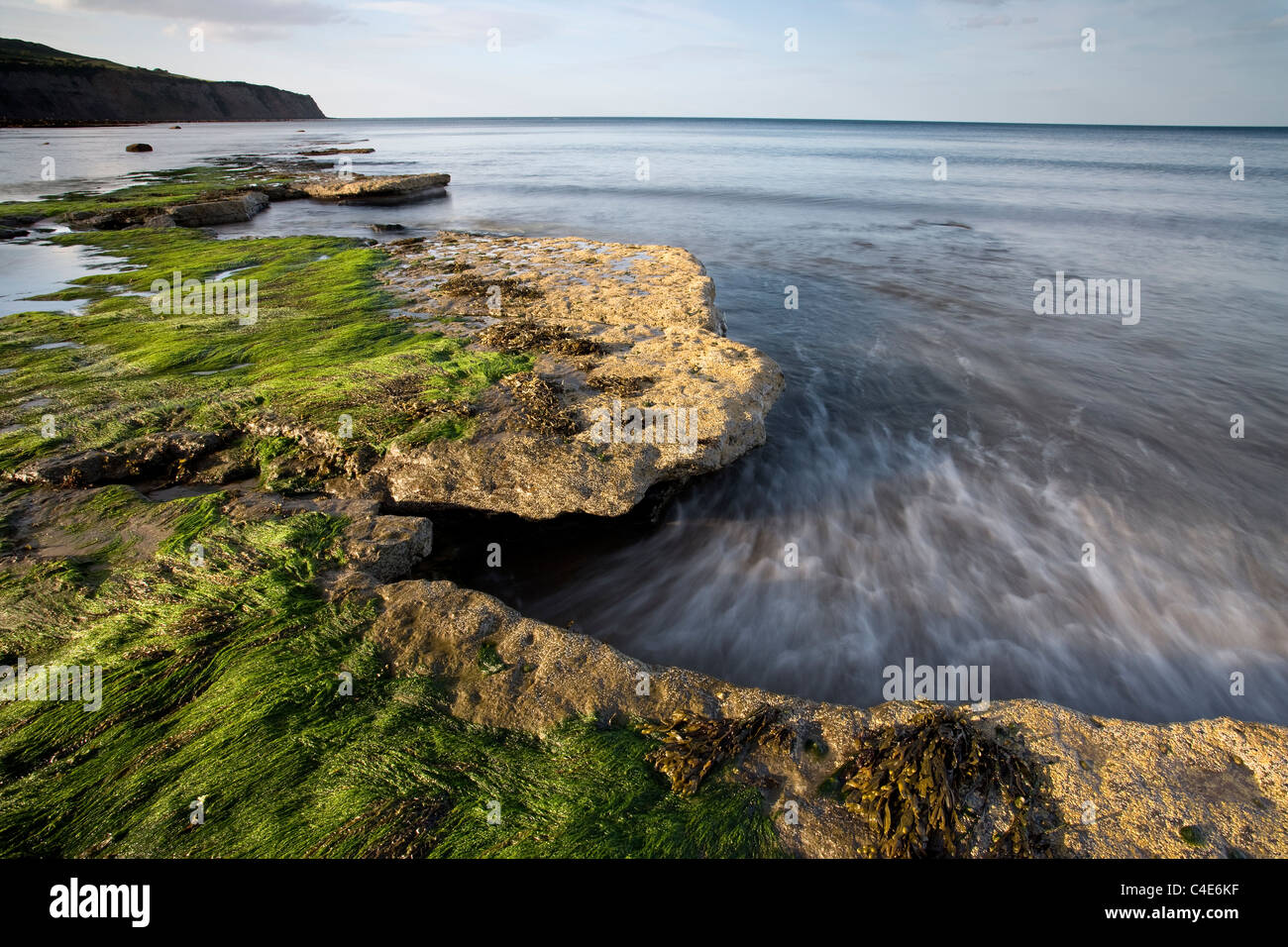 Boggle Hole, Robin Hoods Bay, East Coast Yorkshire, England Stock Photo ...
