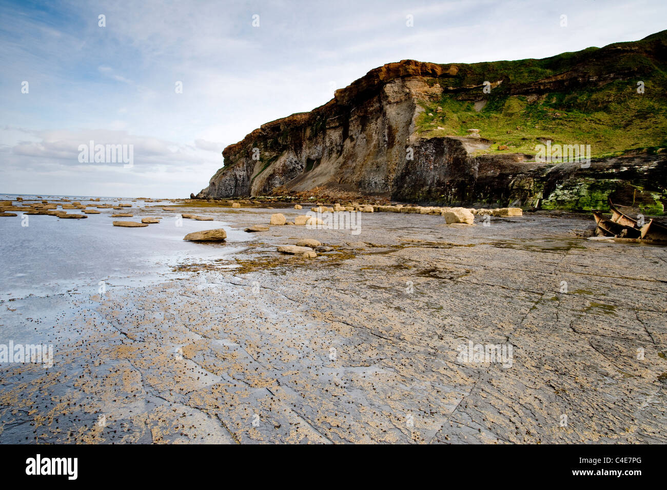 Saltwick Bay, East Coast Yorkshire, England Stock Photo - Alamy