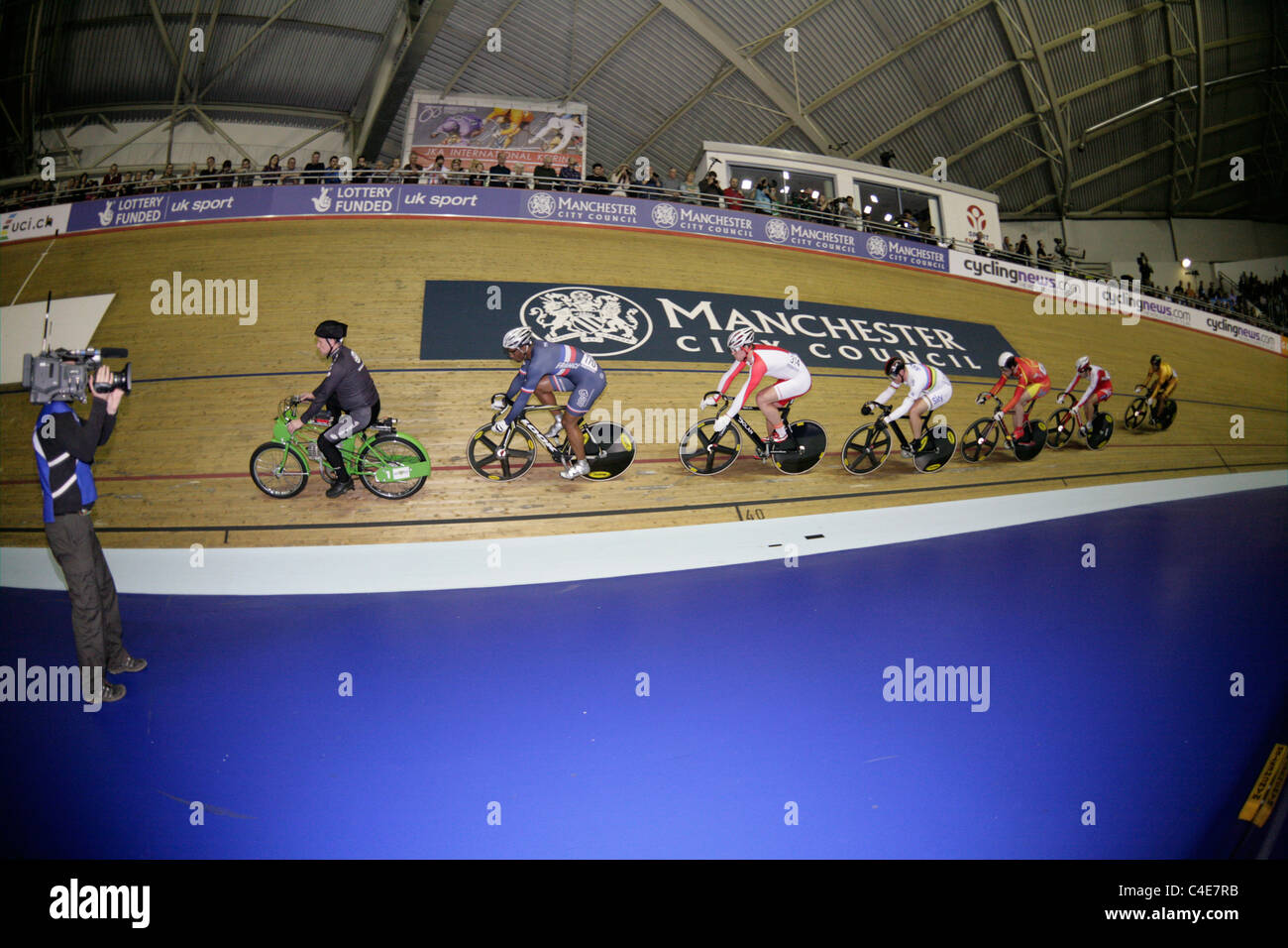 Uci track cycling world cup manchester velodrome hi-res stock photography and images - Alamy