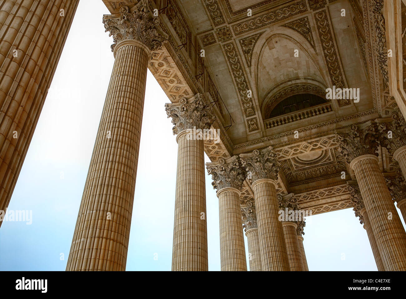 Pantheon columns, Paris Stock Photo - Alamy