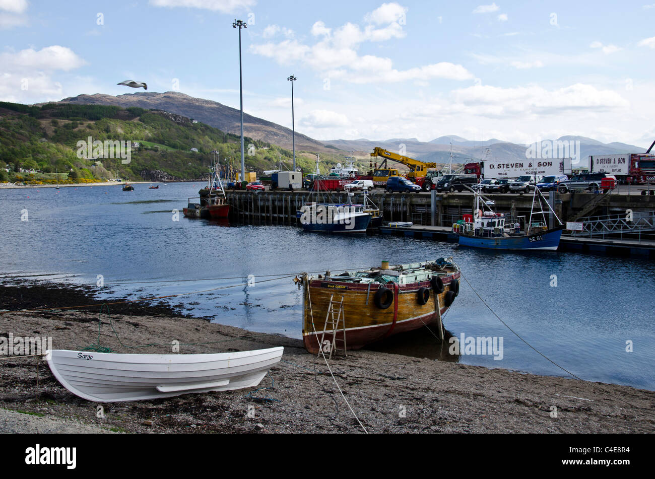 Ullapool harbour, Highland Region, Scotland Stock Photo - Alamy