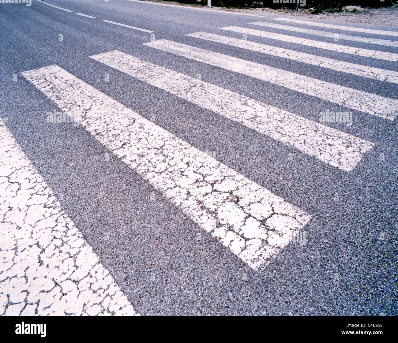 Pedestrian (zebra crossing) crossing, Italy, Europe Stock Photo - Alamy