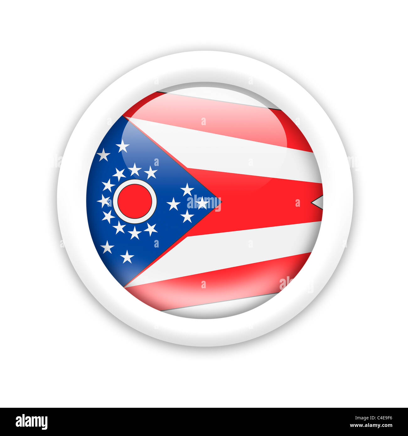 Flag of Ohio Stock Photo - Alamy
