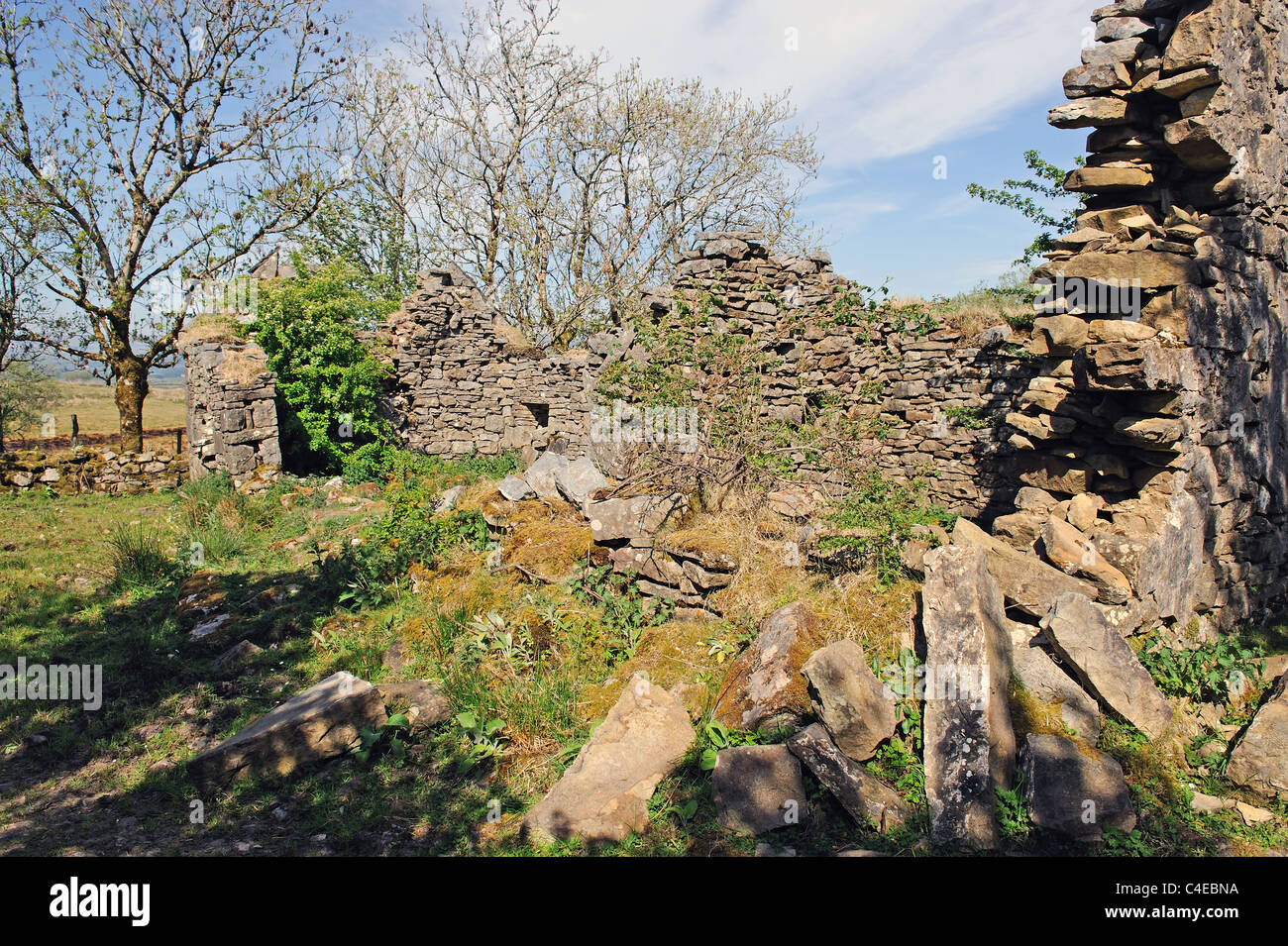 Country cottage ruins hi-res stock photography and images - Alamy