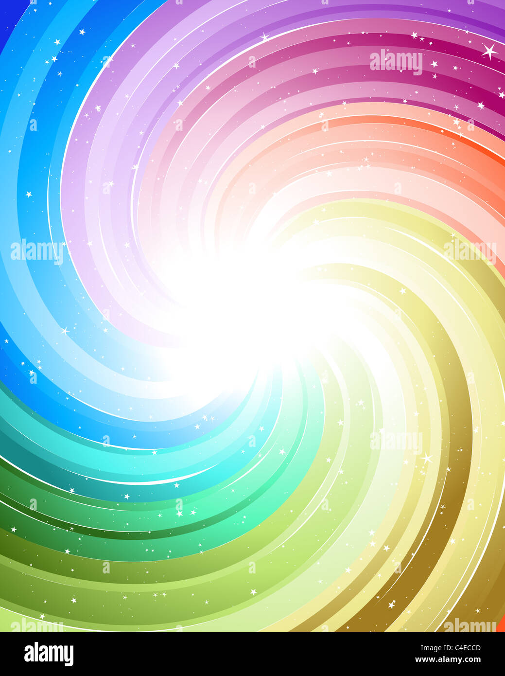 Festive rays with many stars. Vector illustration Stock Photo - Alamy