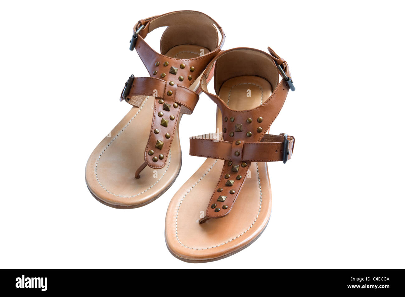 object on white - women shoes for summer Stock Photo - Alamy