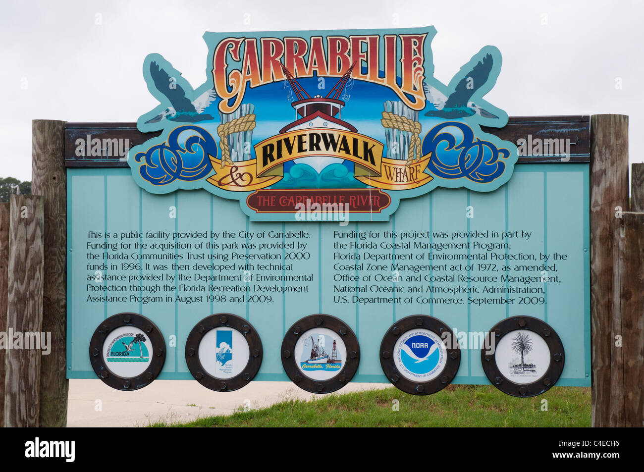 Riverwalk sign hi-res stock photography and images - Alamy