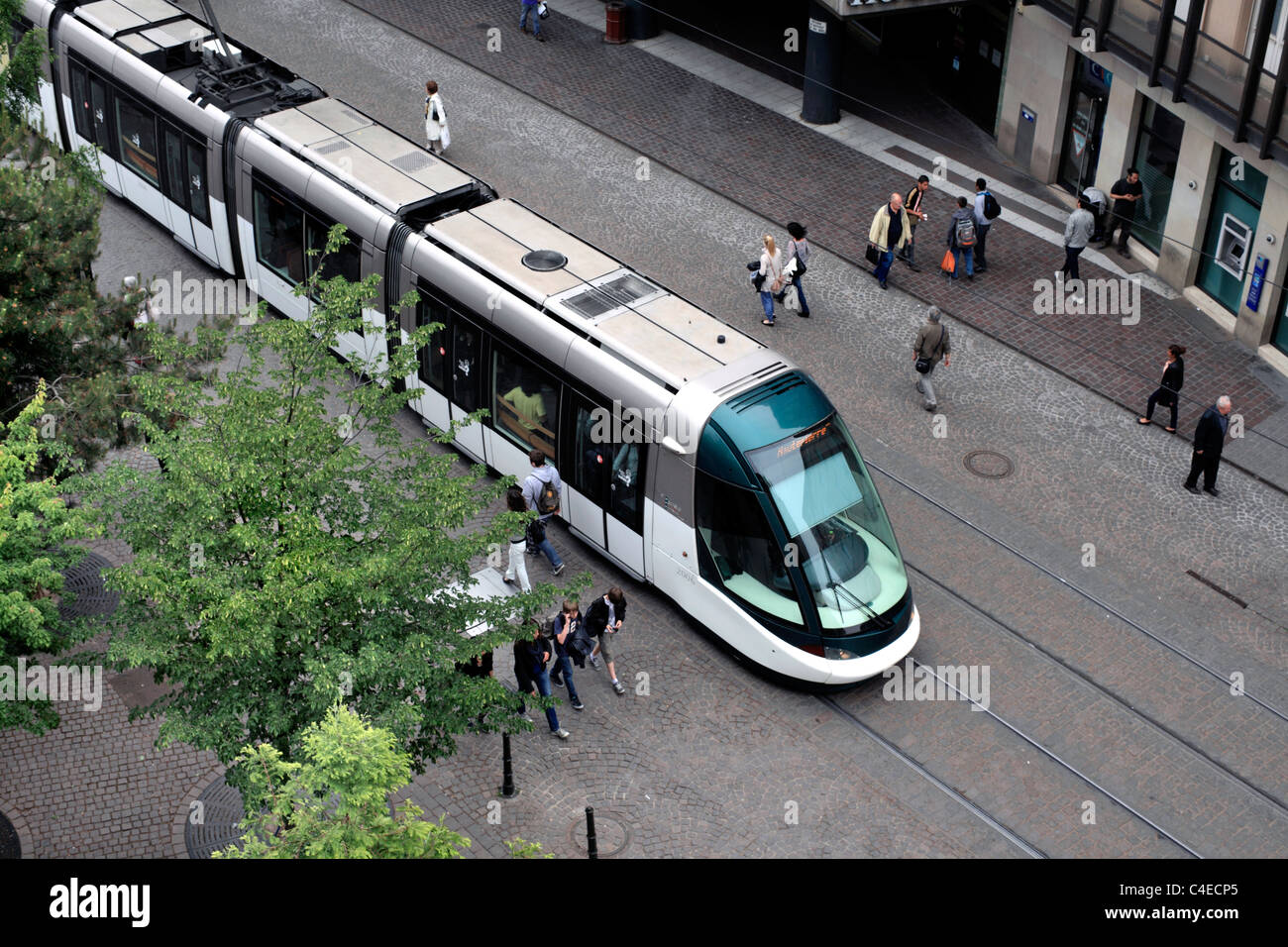 Pedestrian zone traffic free pollution free hi-res stock photography ...