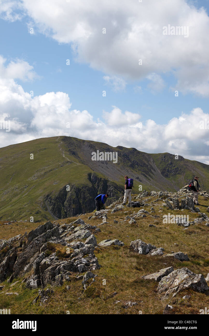 Dale Head Mountain from the Southern Slopes of High Spy Lake District ...