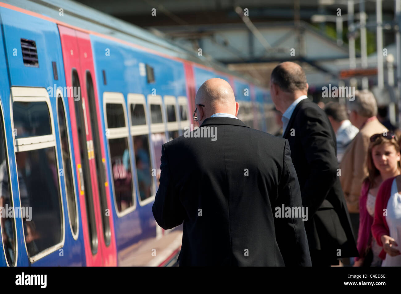 Train passenger platform stressed hi-res stock photography and images ...