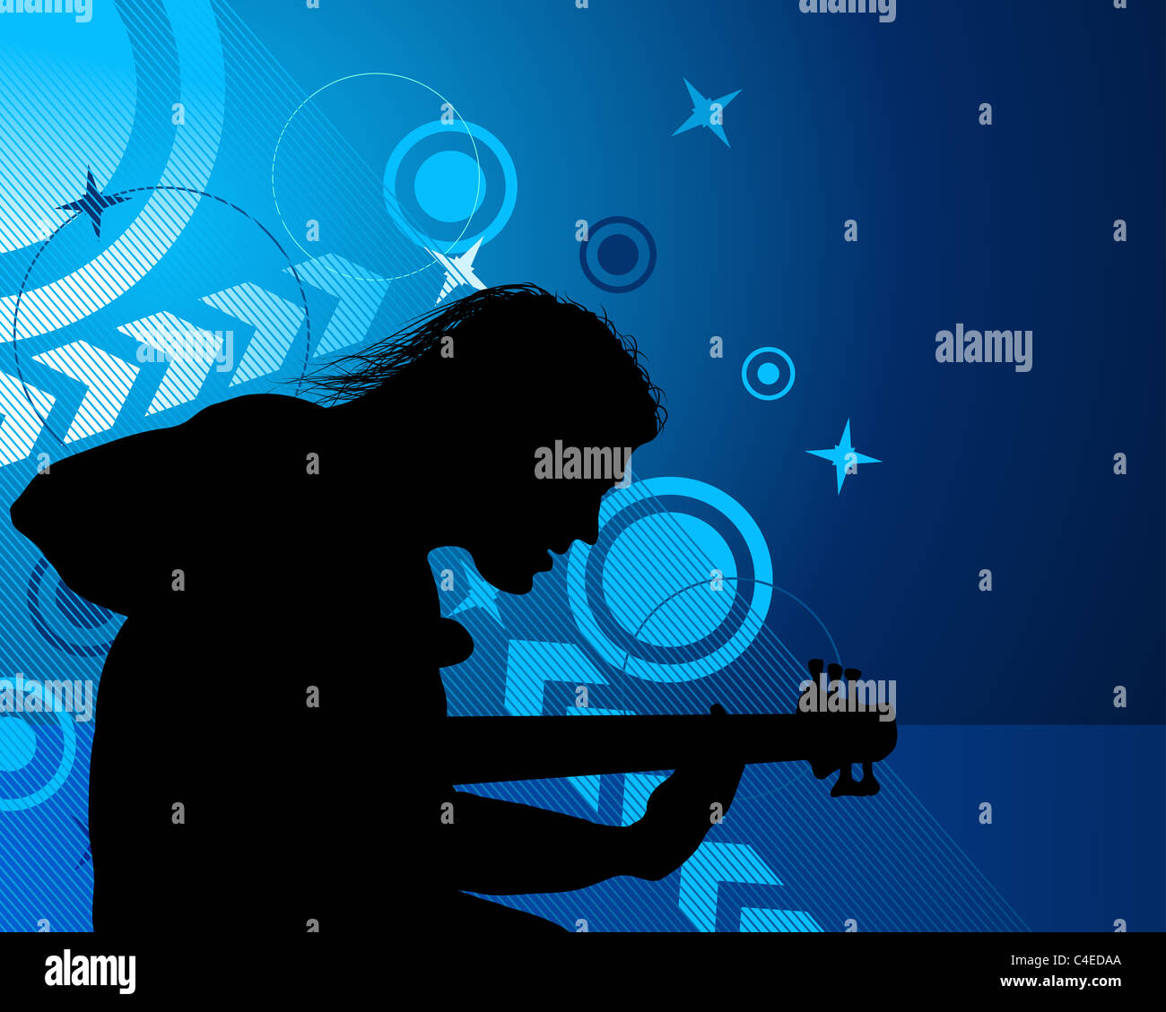 Rock group singers theme. Vector illustration for design use Stock ...