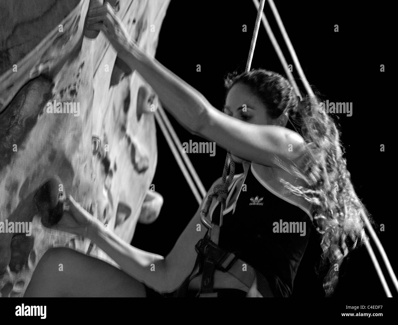 Climber equipment Black and White Stock Photos & Images - Alamy
