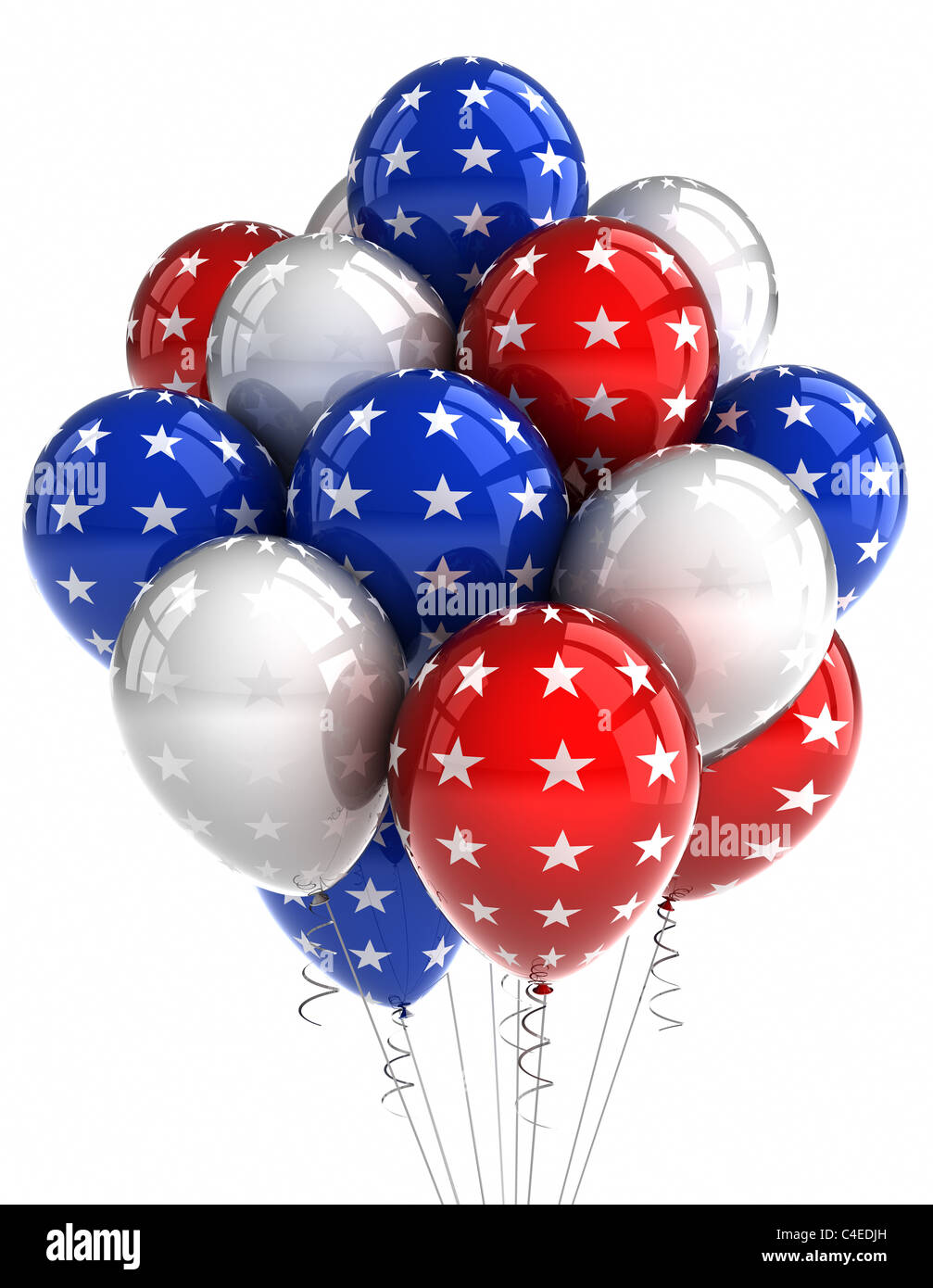 Patriotic balloons hi-res stock photography and images - Alamy