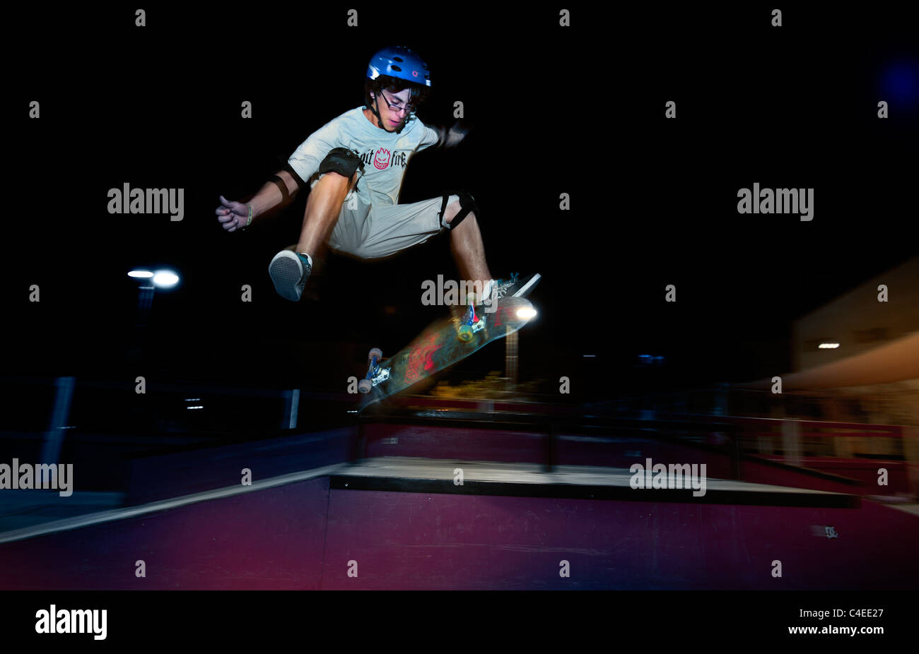 Skateboard Park Stunts and Tricks Stock Photo - Alamy