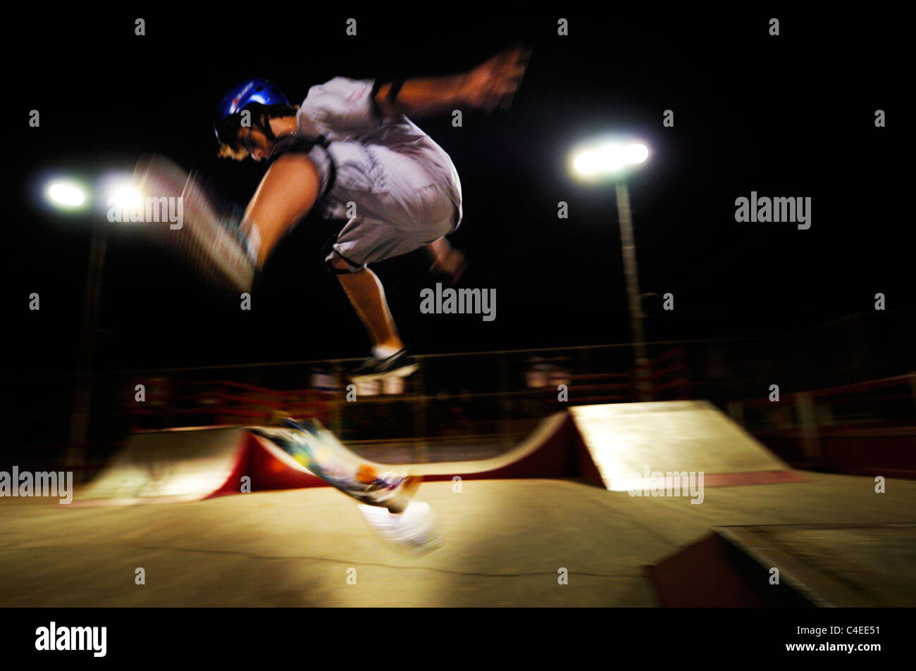 Skateboard Park Stunts and Tricks Stock Photo - Alamy