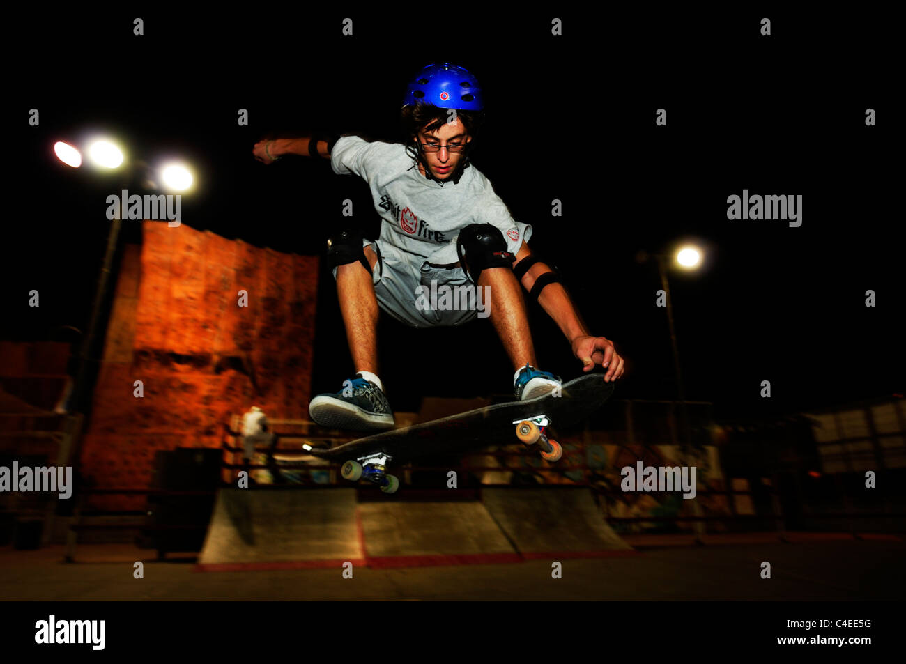 Skateboard Park Stunts and Tricks Stock Photo - Alamy