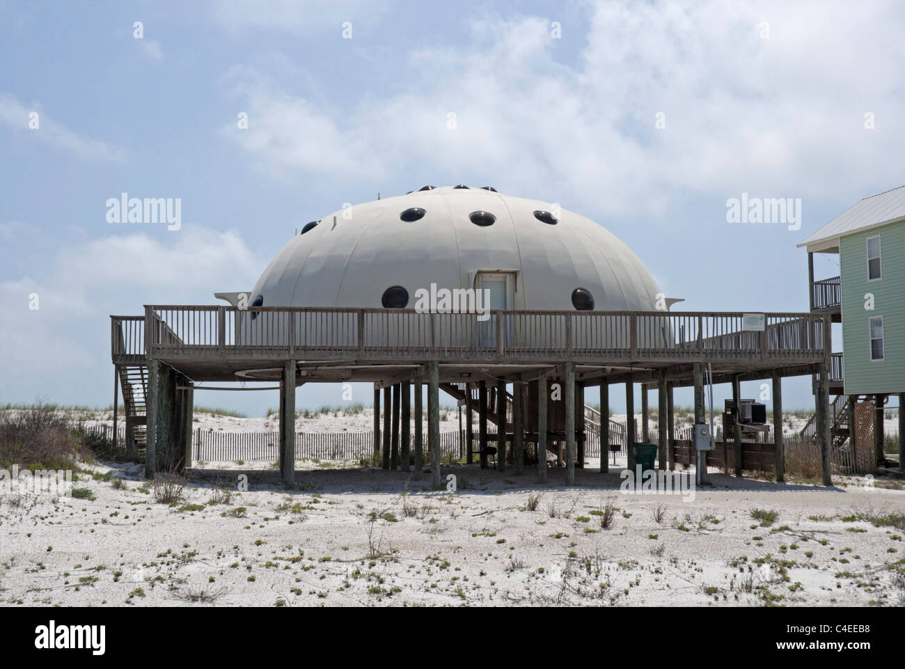 The Dome Home is a uniquely designed beach house built to withstand ...
