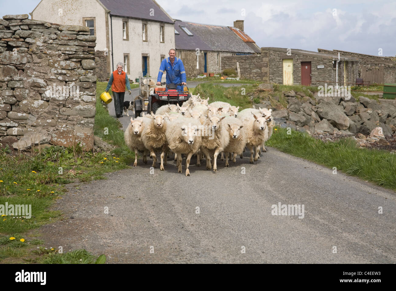 Ness of melby farmhouse hi-res stock photography and images - Alamy
