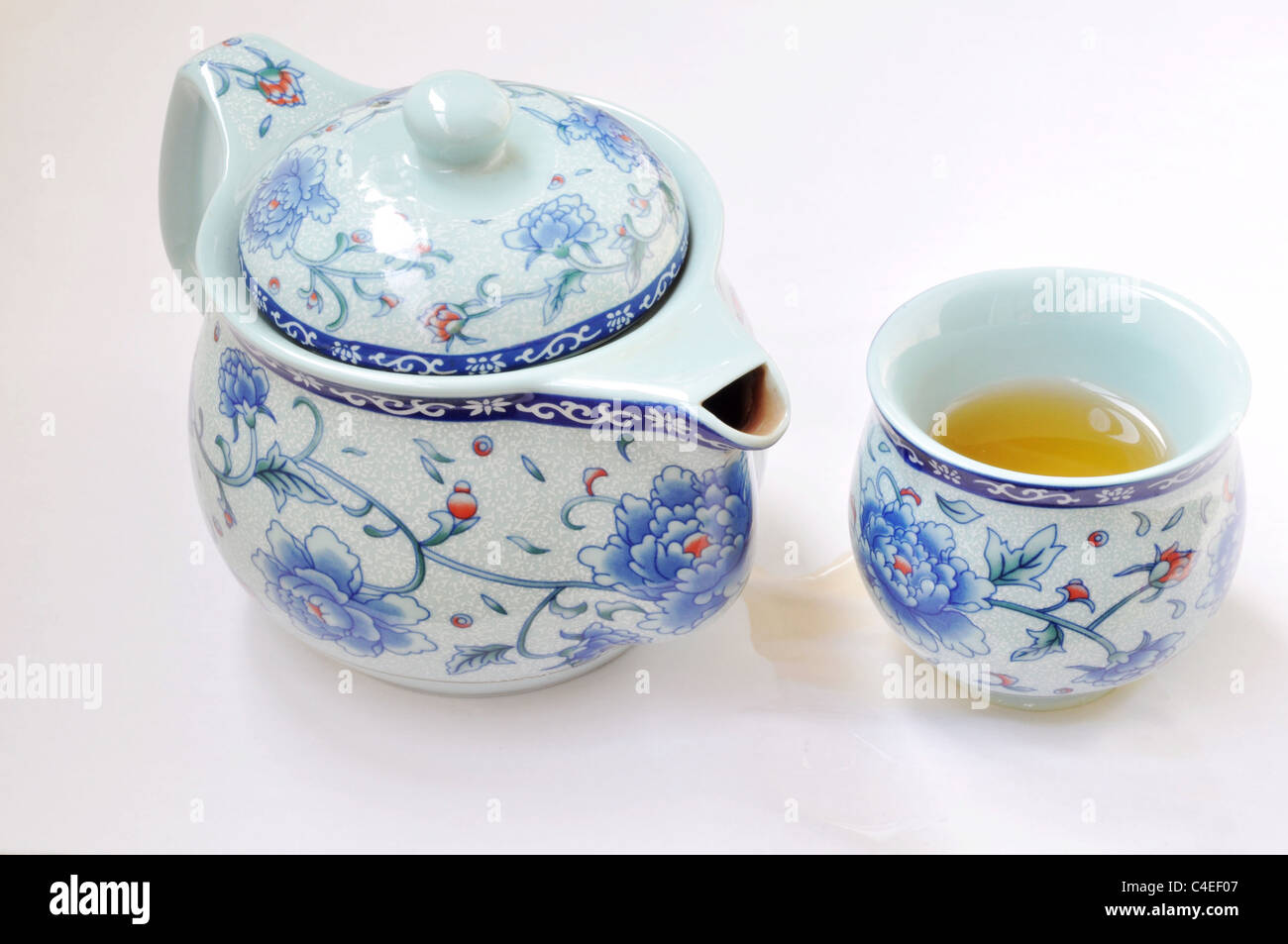 Chinese tea set Stock Photo - Alamy